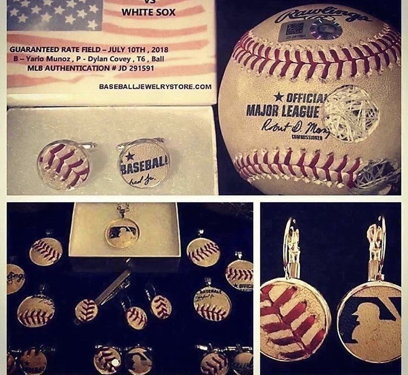 Texas Rangers Jewelry Made From MLB Authenticated Game Used - Etsy