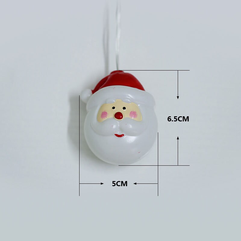 Santa Claus Lights Christmas String Lights Santa Lights - Etsy