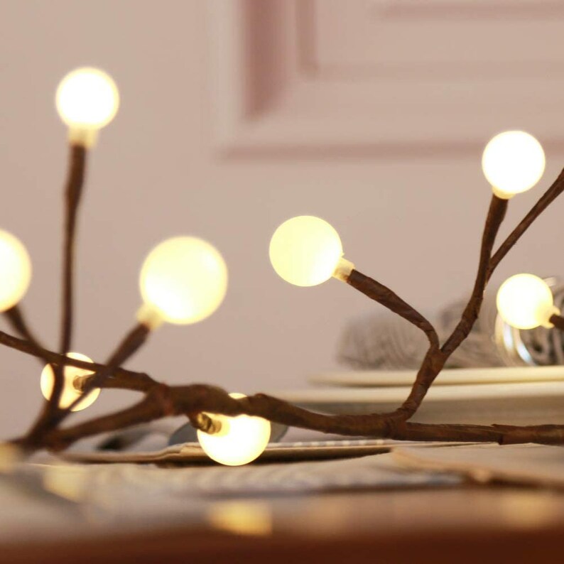 Lighted Tree Branch Twig Garland Lights Led Twig Lights - Etsy Lighted Tree Branch Twig Garland Lights Led Twig Lights - Etsy