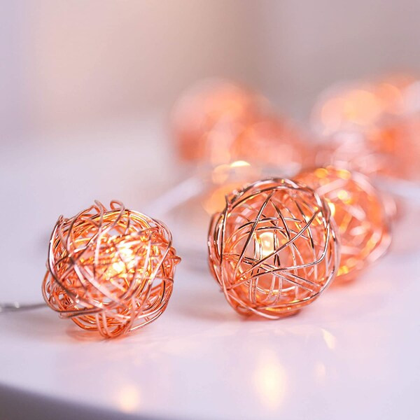 Rose String Lights - Etsy