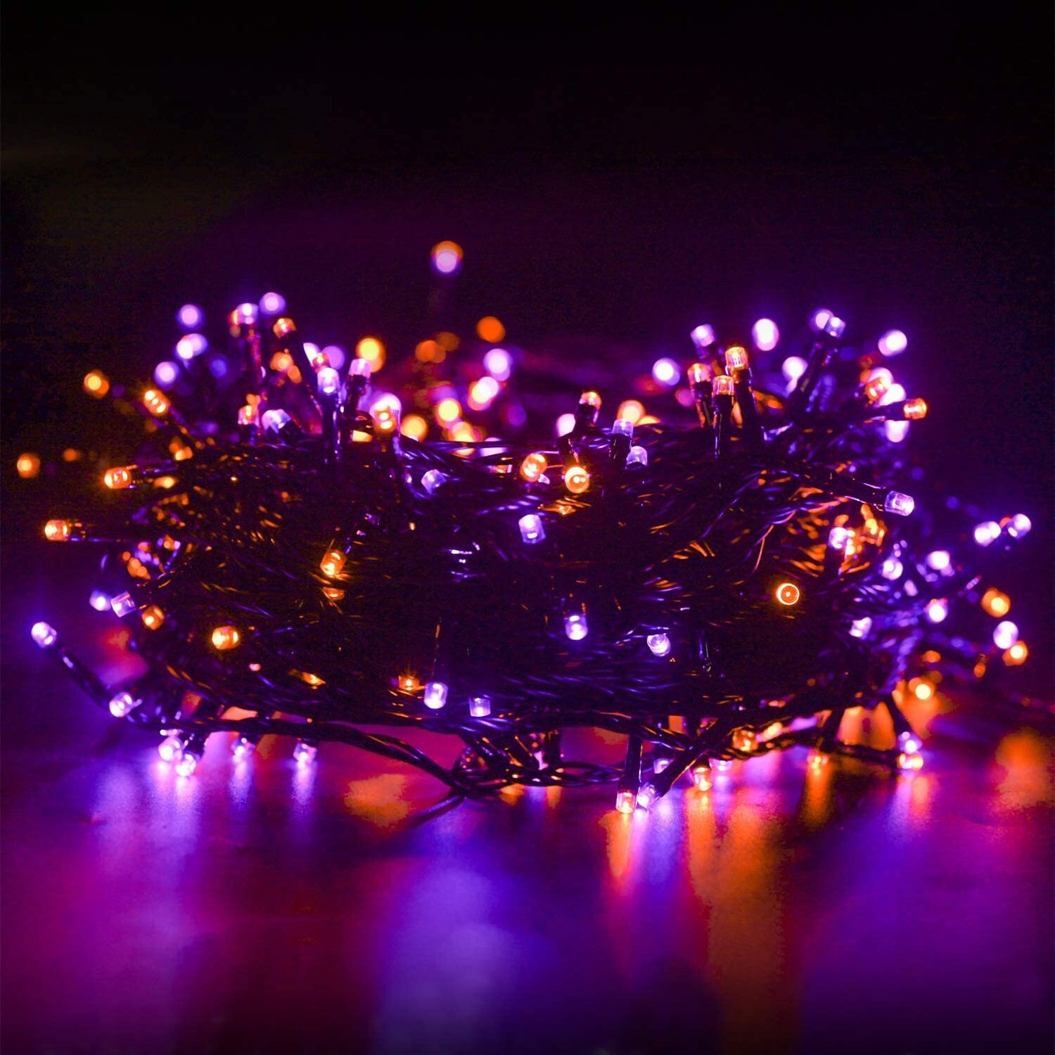Halloween Orange & Purple String Lights 300 LEDs Halloween | Etsy