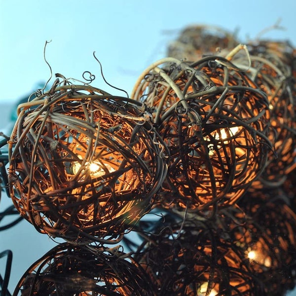 Rattan Balls - Etsy