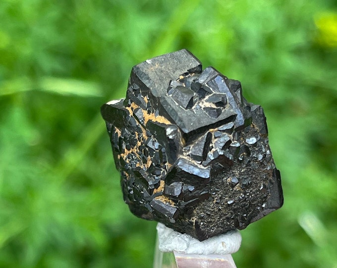 Natural Cubic Limonite After Pyrite Pseudomorph Crystal Cluster From ...
