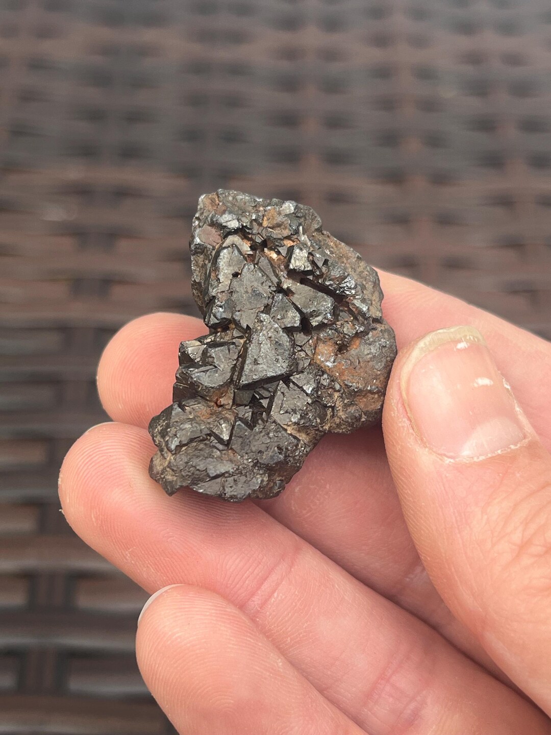 Raw Octahedral Magnetite Crystal From Utah | Natural Magnetite Specimen ...