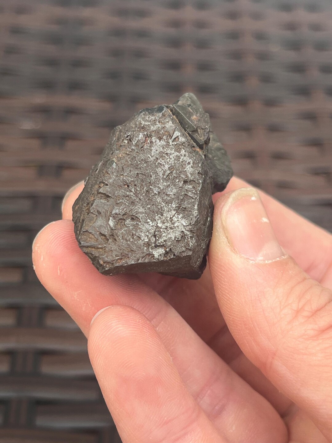 Raw Octahedral Magnetite Crystal From Utah | Natural Magnetite Specimen ...