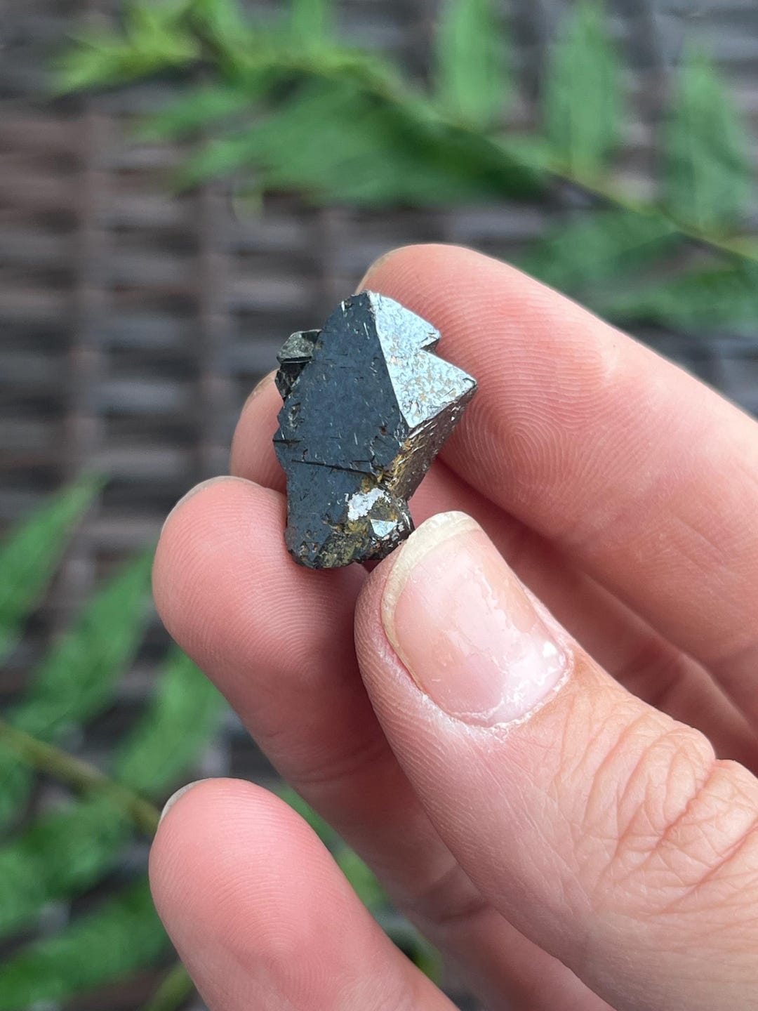 Raw Octahedral Magnetite Crystal From Utah | Natural Magnetite Specimen ...