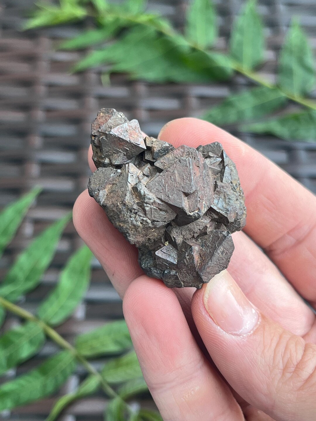 Raw Octahedral Magnetite Crystal From Utah | Natural Magnetite Specimen ...