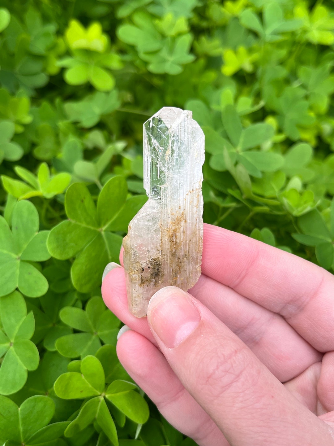Raw Terminated Danburite Crystal Point From Aurora Mine, Mexico ...