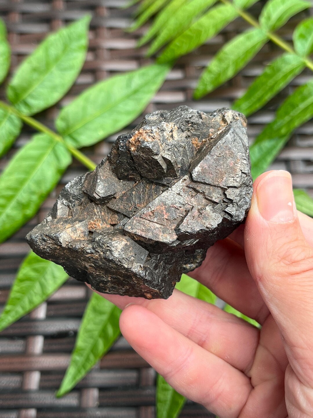 Raw Octahedral Magnetite Crystal Cluster From Utah 290g | Natural ...
