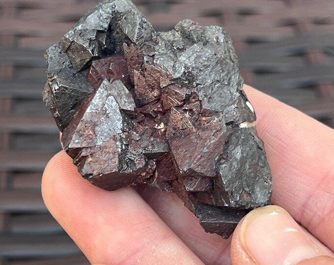 Raw Octahedral Magnetite Crystal From Utah | Natural Magnetite Specimen ...