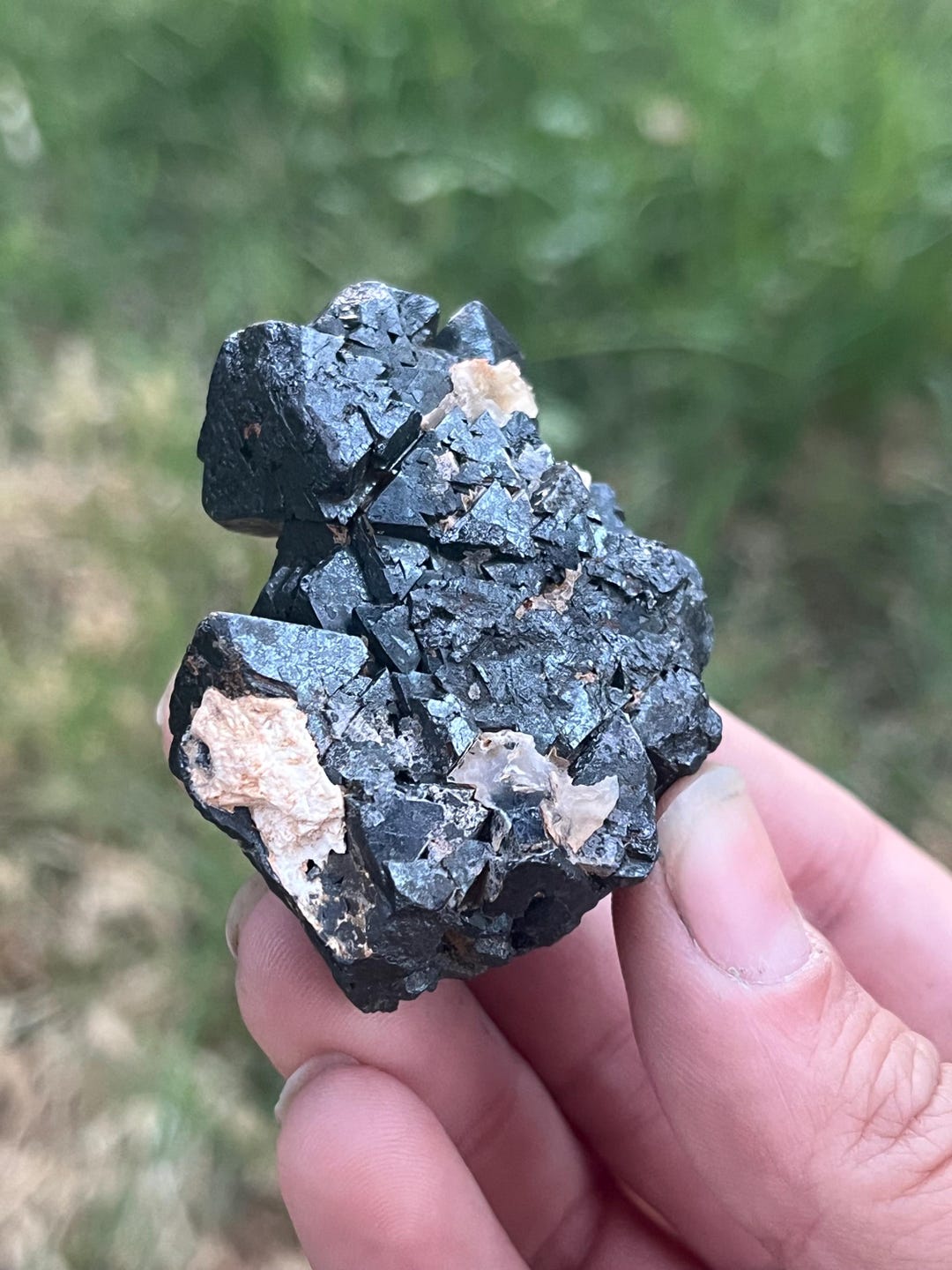 Natural Octahedral Magnetite Crystal From Iron Springs, Utah | Pyramid ...