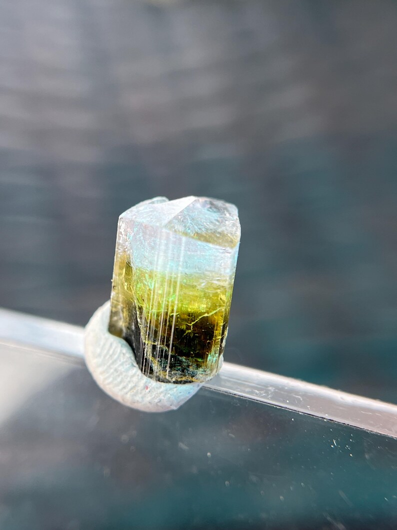 Raw Bi Color Tourmaline Point From Stak Nala | Pink Green Tourmaline ...