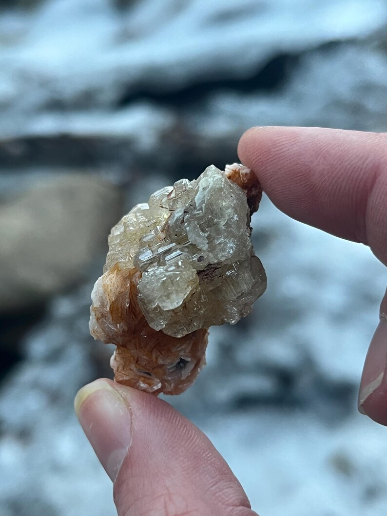 Cerussite With Barite From Morocco | Raw Cerussite Stone, Natural ...