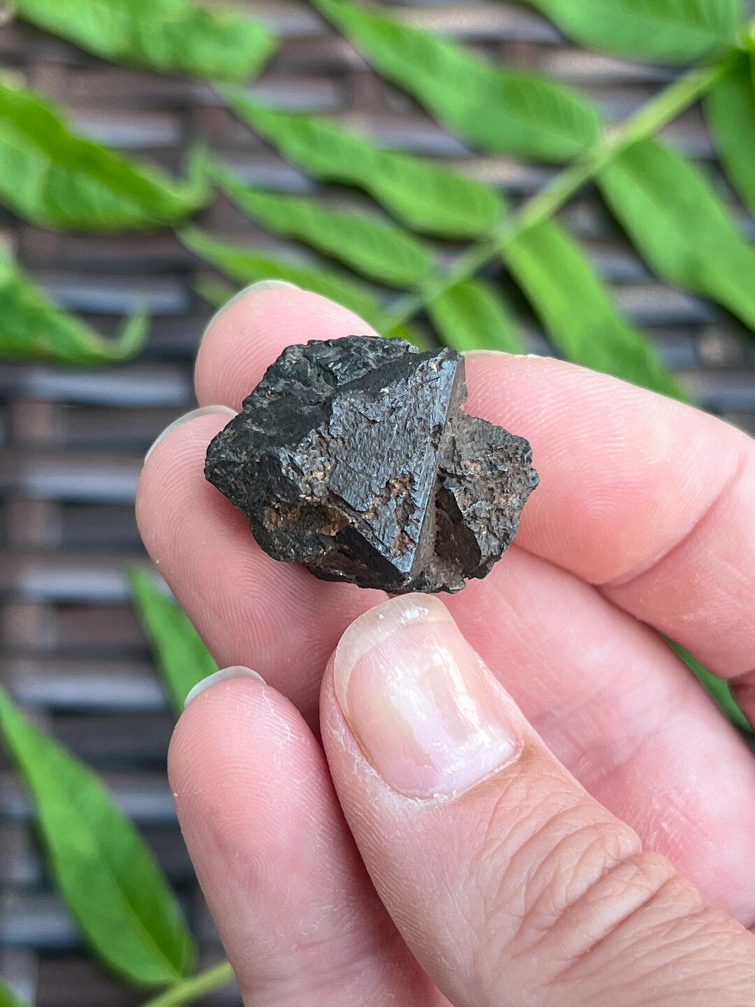 Magnetite Crystal | Raw Octahedral Specimen From Iron Springs, Utah - Etsy