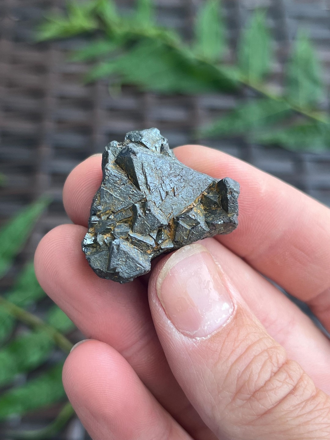 Raw Octahedral Magnetite Crystal From Utah | Natural Magnetite Specimen ...
