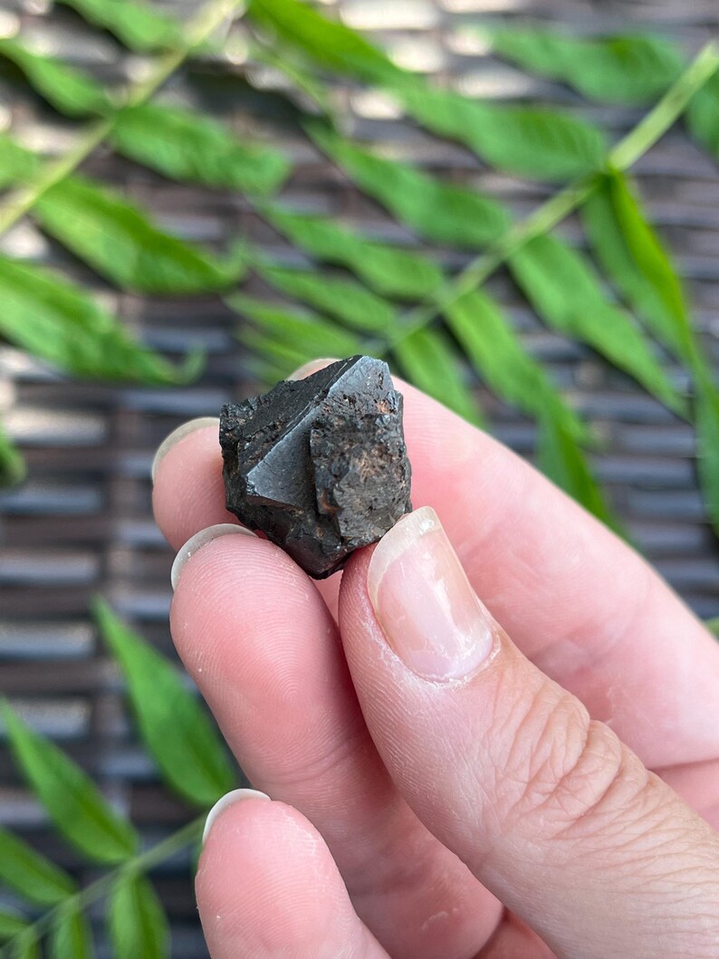 Magnetite Crystal | Raw Octahedral Specimen From Iron Springs, Utah - Etsy