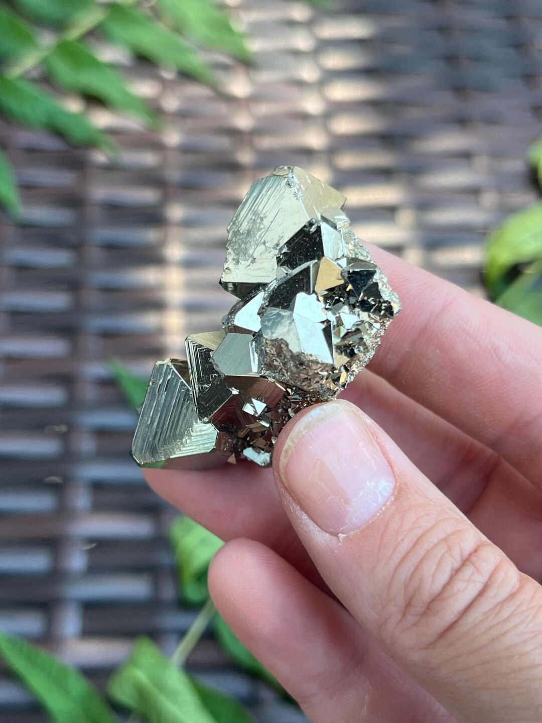 Natural Octahedral Pyrite Crystal Cluster From Huanzala Mine Peru | Raw ...