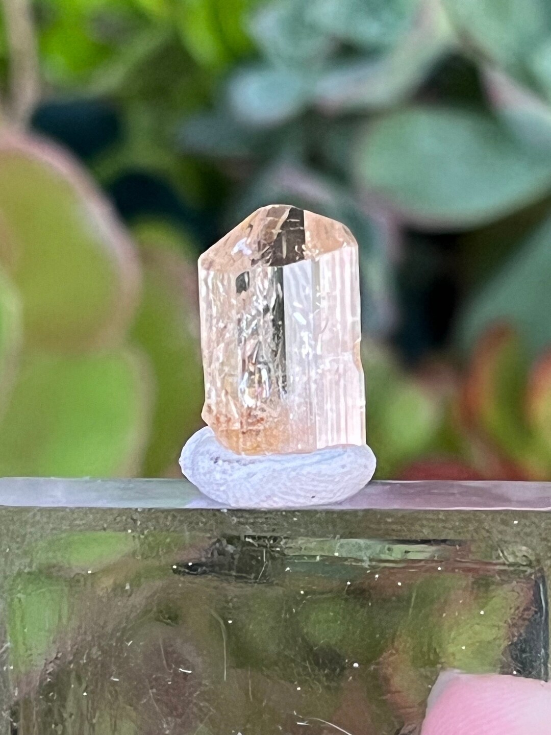 Free Standing Golden Imperial Topaz Crystal Point 2.0g | Topaz Specimen ...