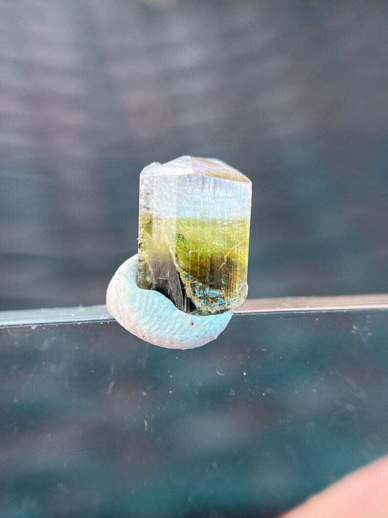 Raw Bi Color Tourmaline Point From Stak Nala | Pink Green Tourmaline ...