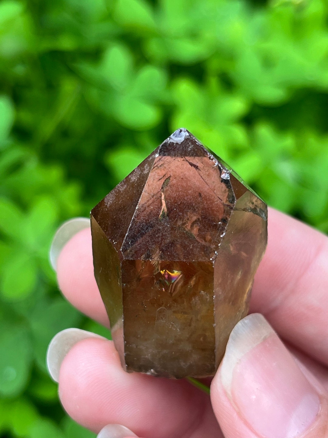Raw Congo Citrine Point With Phantoms, Golden Yellow Citrine Crystal ...