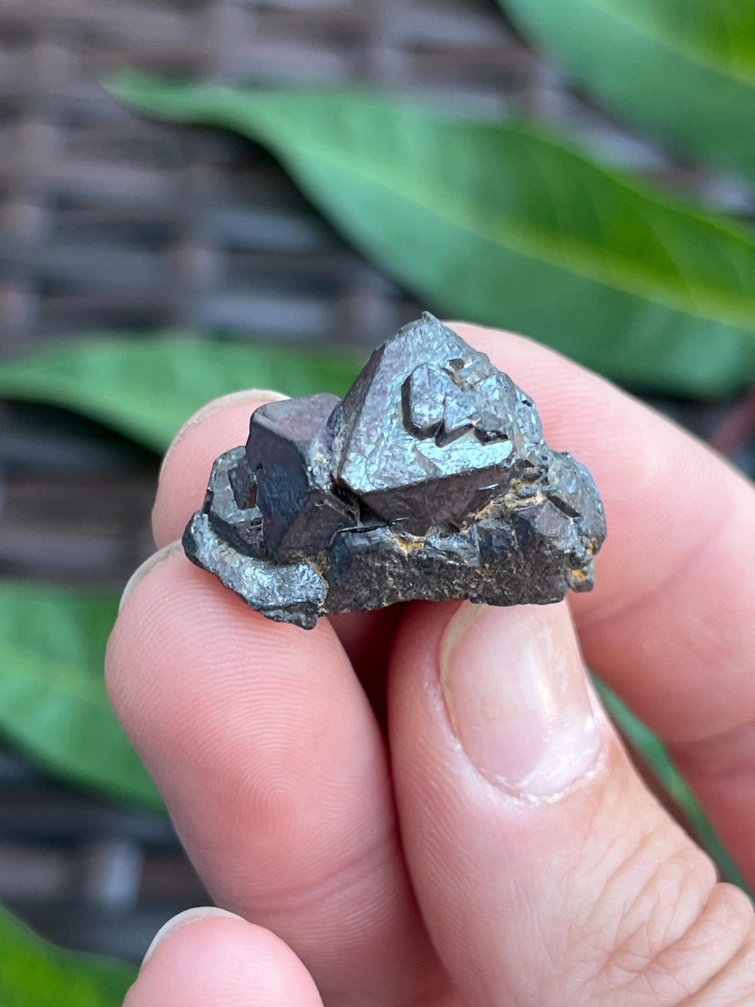 Raw Octahedral Magnetite Crystal From Utah | Natural Magnetite Specimen ...