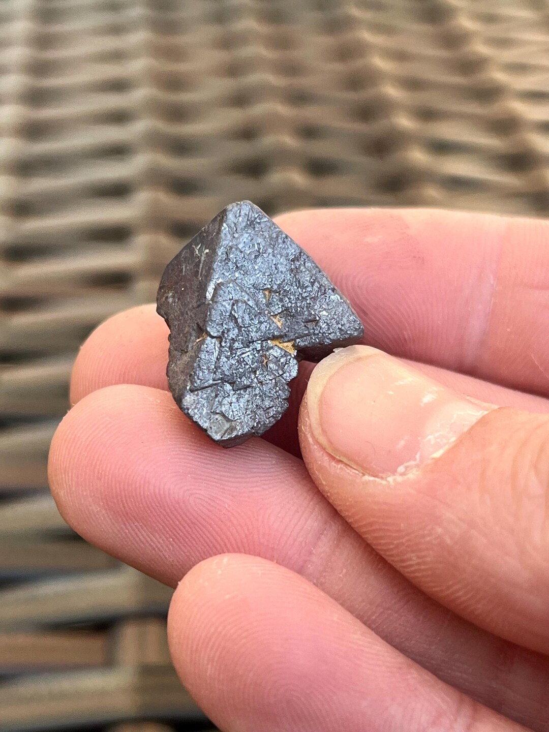 Natural Octahedral Magnetite Crystal From Iron Springs, Utah | Pyramid ...