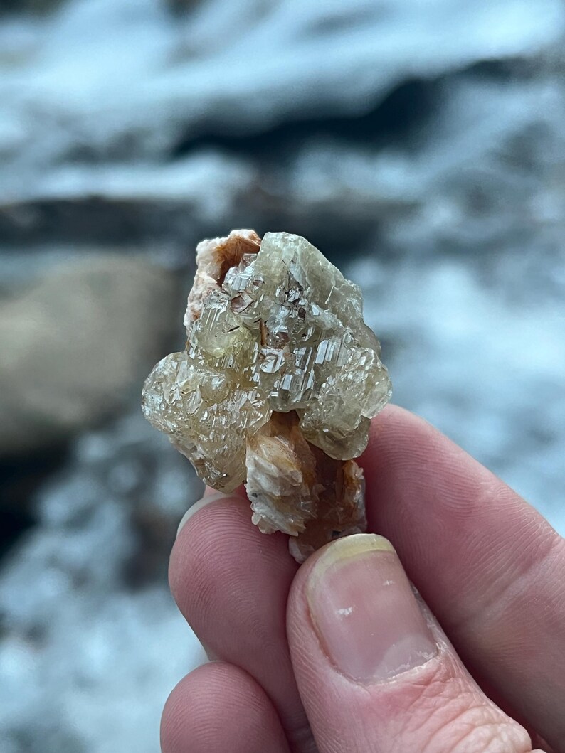 Cerussite With Barite From Morocco | Raw Cerussite Stone, Natural ...