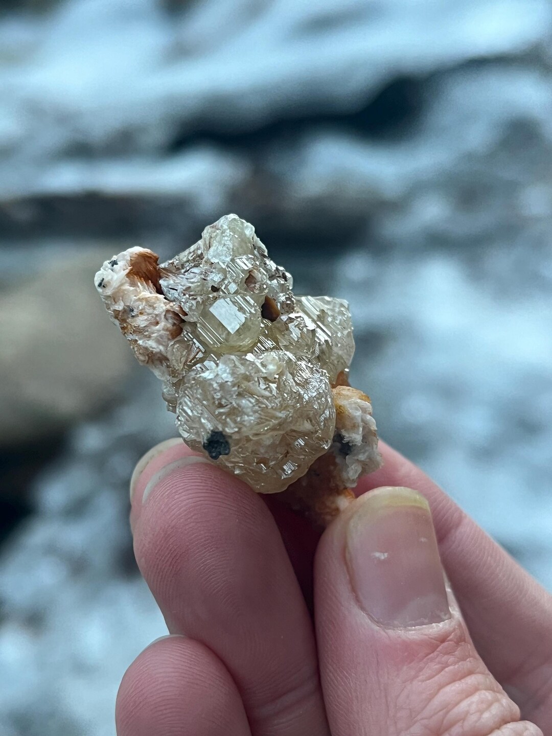 Cerussite With Barite From Morocco | Raw Cerussite Stone, Natural ...