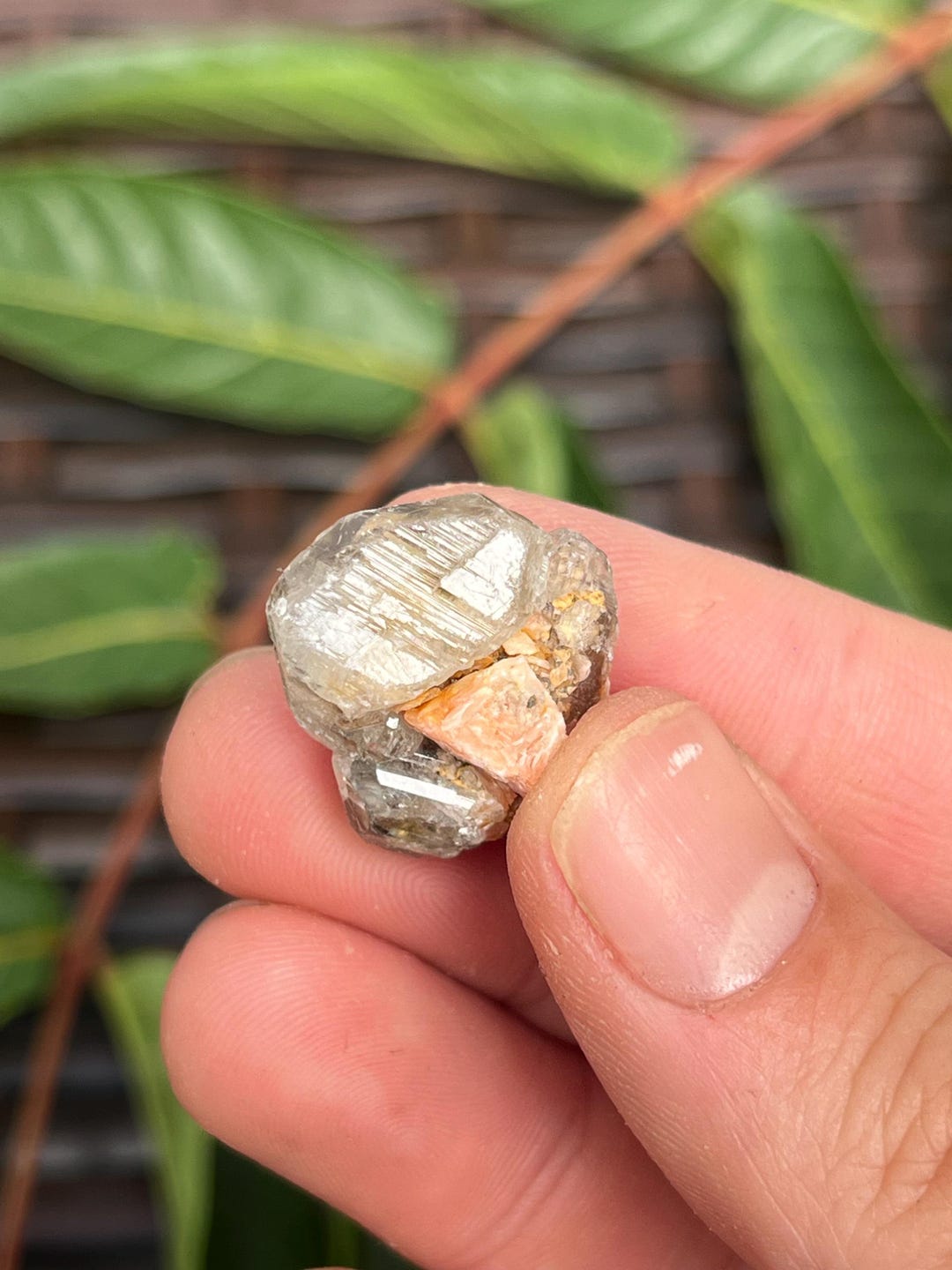 Rare Cerussite Crystal With Barite From Morocco | Raw Cerussite Stone ...