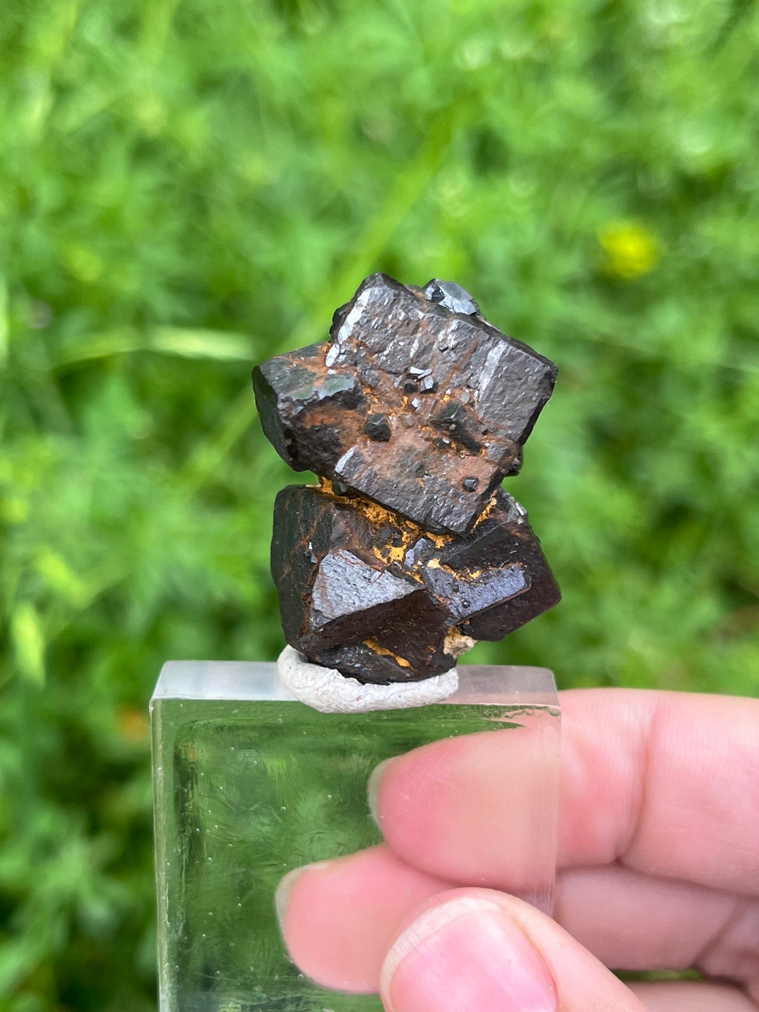 Natural Cubic Limonite After Pyrite Pseudomorph Crystal Cluster From ...