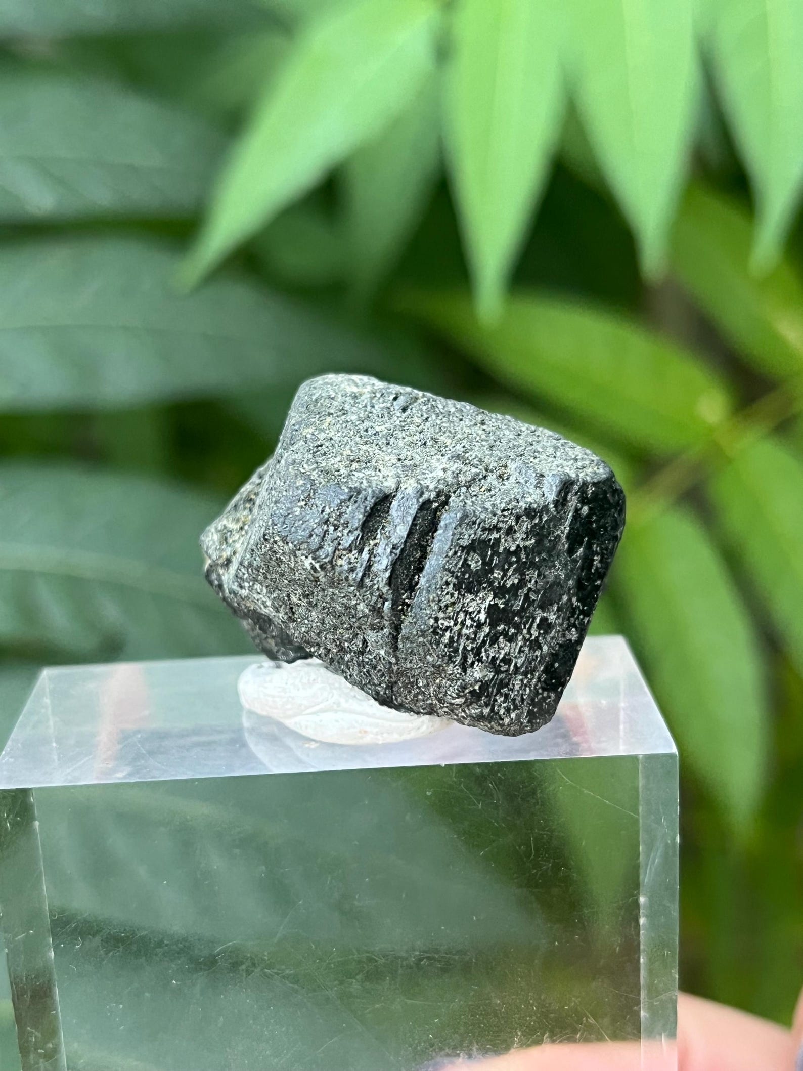Rare Magnetic Epidote Crystal: Octahedral Cluster With Magnetite - Etsy