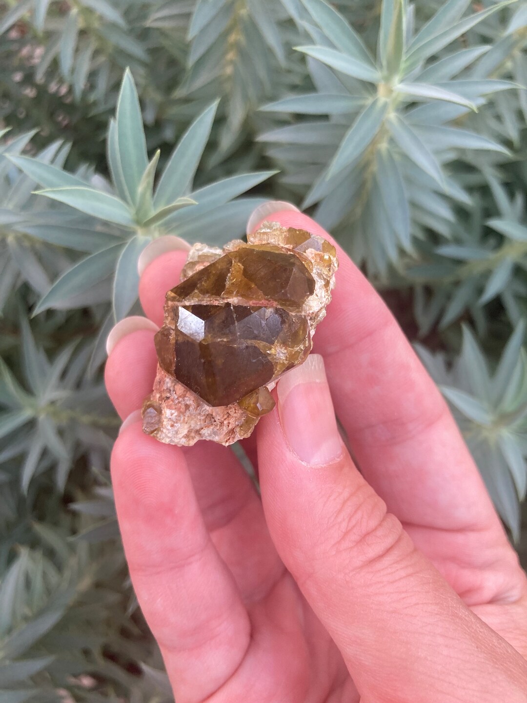 Gorgeous Deep Green Golden Mali Garnet Crystal Cluster | Raw Grossular ...