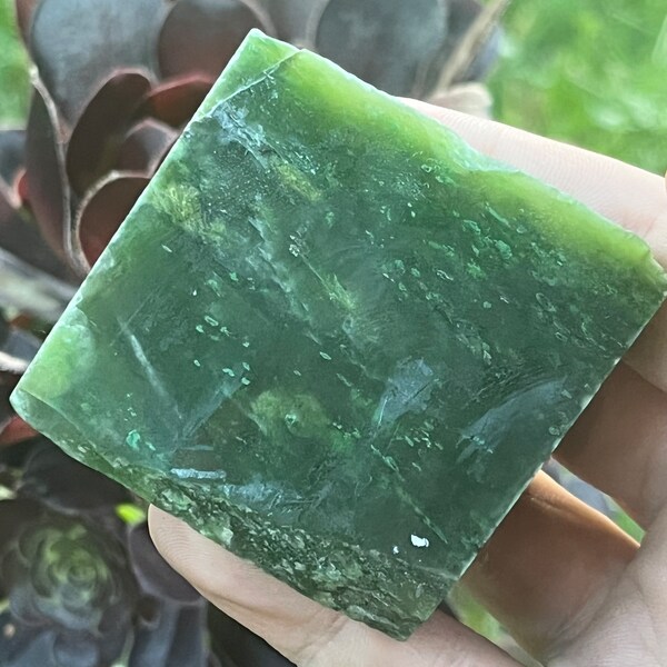 Nephrite Slab Jade/ Nephrite Raw Jade Jade Rough - Etsy