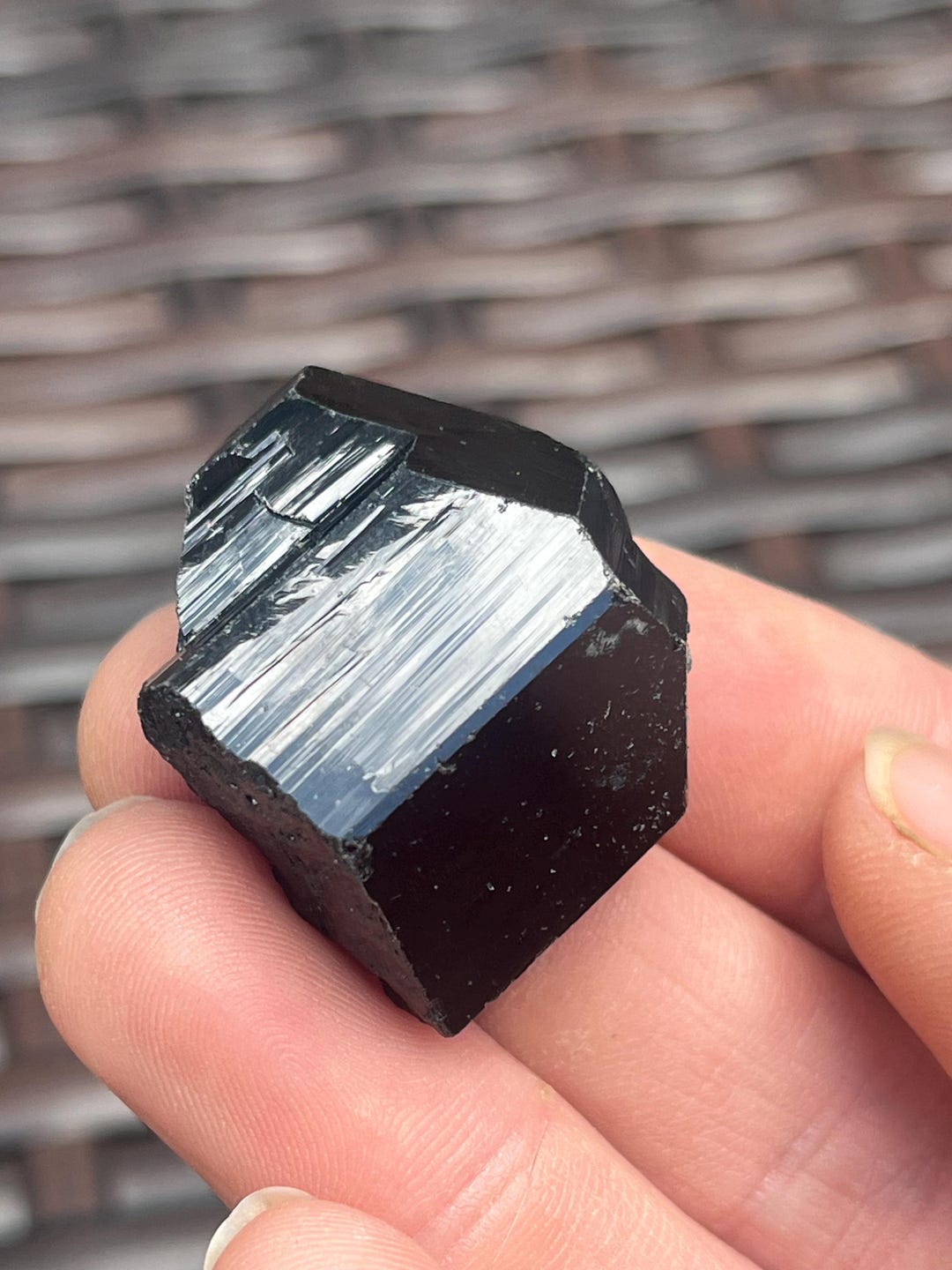 Raw Black Tourmaline Crystal: Natural Schorl Specimen, Namibia - Etsy