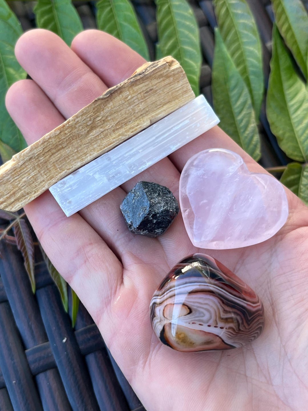 Nurse Crystal Gift Kit With Rose Quartz Heart – Healing Crystals for ...