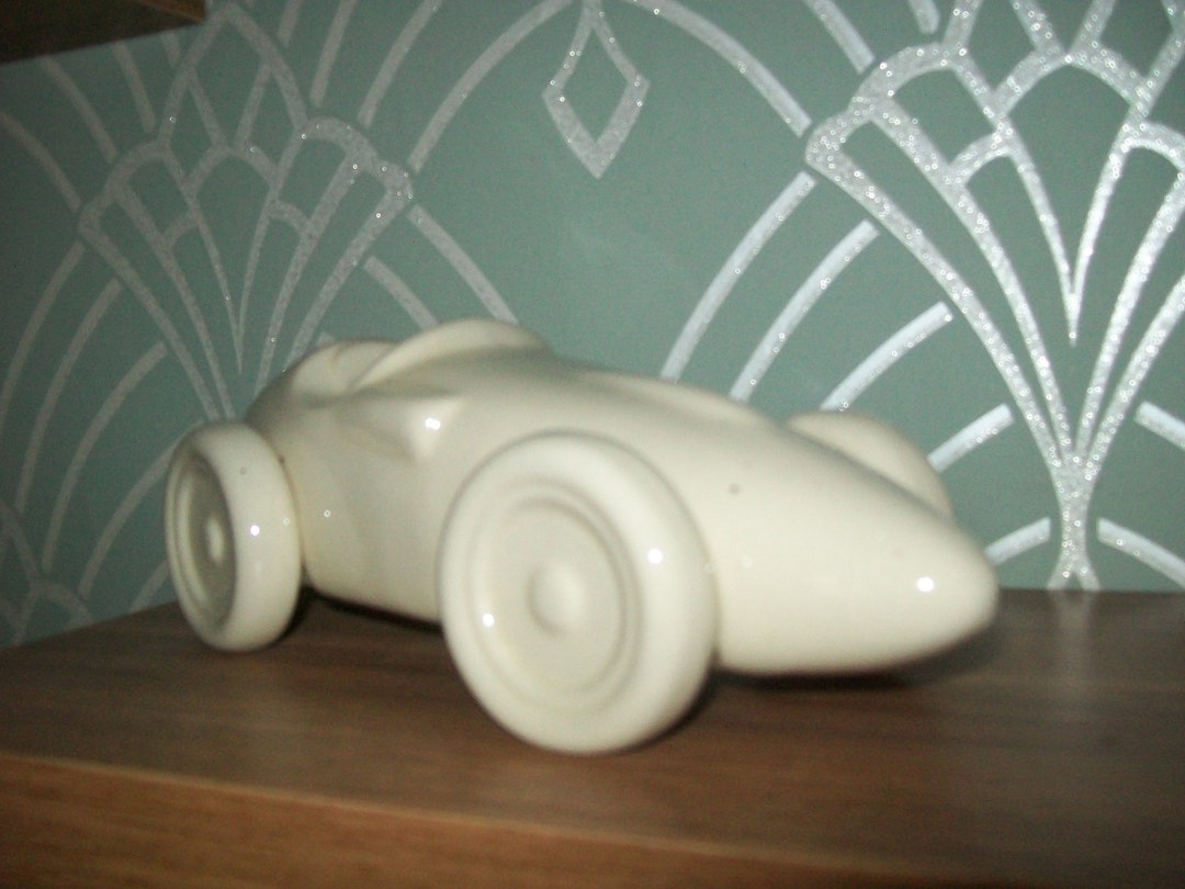 1930s Styled Ceramic Racing Car - Etsy