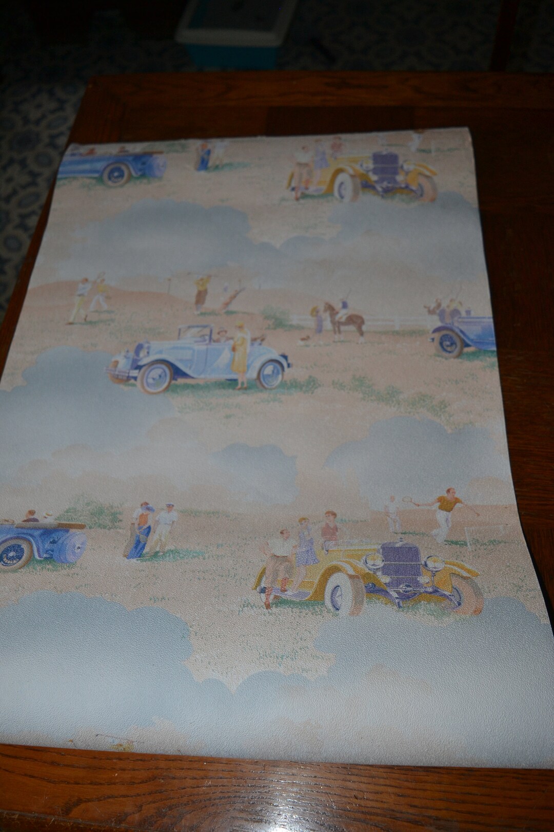 1980s Vintage Themed Wallpaper-30s Pattern - Etsy