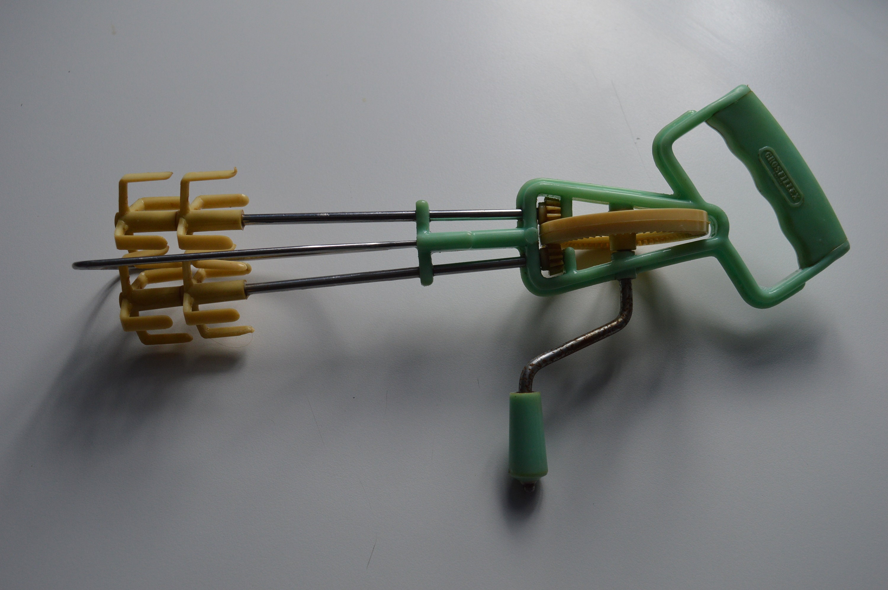 Retro 60s Vintage French Plastic Green/cream Egg Whisk & Green ...