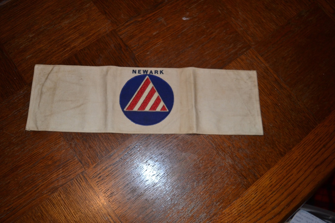 WW2 American Civil Defense Armband With Warden Air-raid Patch - Etsy
