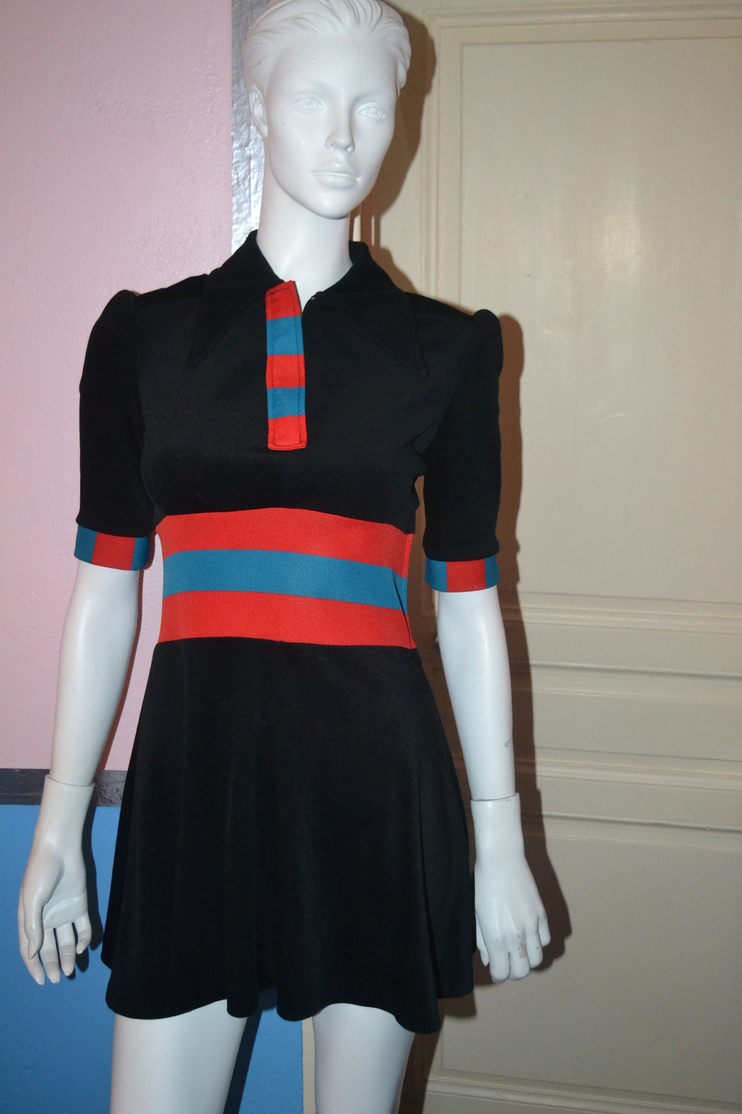 1960s Go Go Mini Dress-bespoke Tailored - Etsy