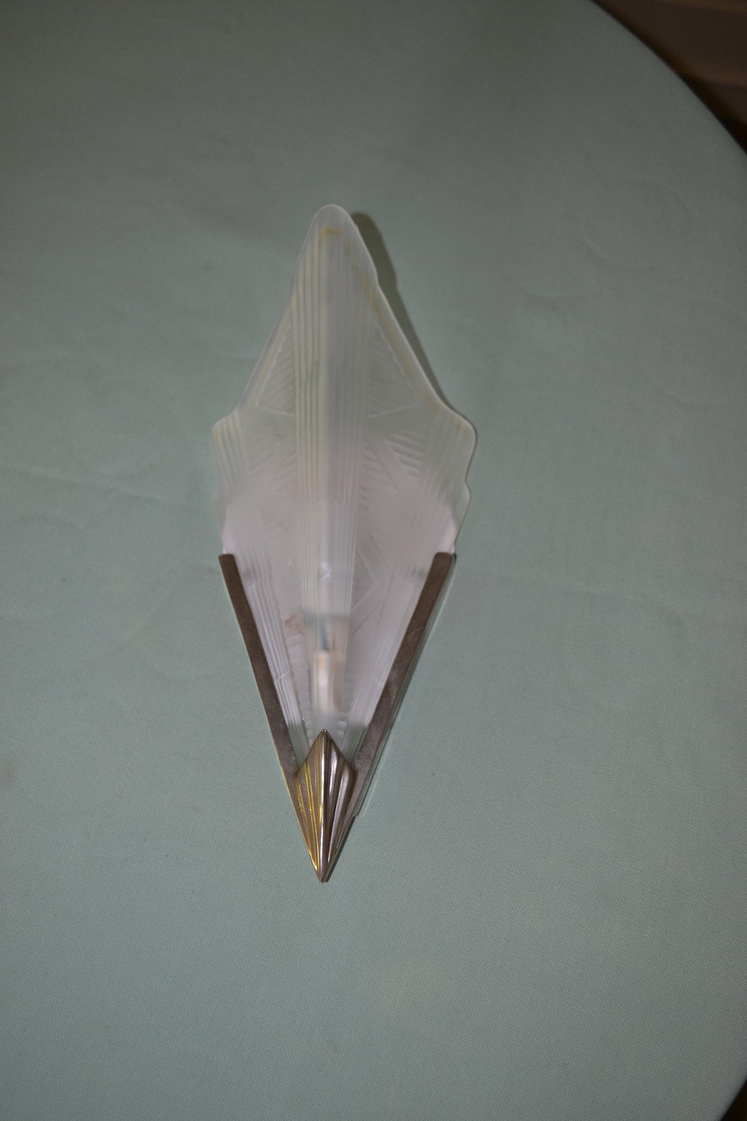 Art Deco Wall Scone Light 1980s - Etsy