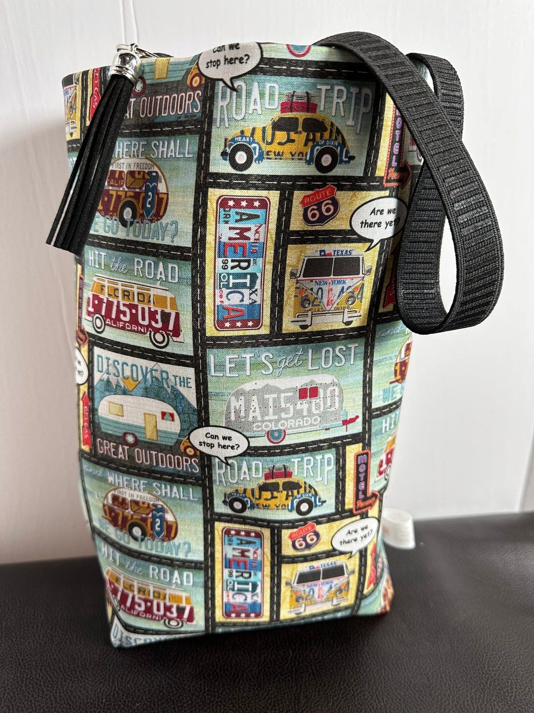 Road Trip Car Trash Bag, Fun Car Accessories, Garbage Can for Travel ...
