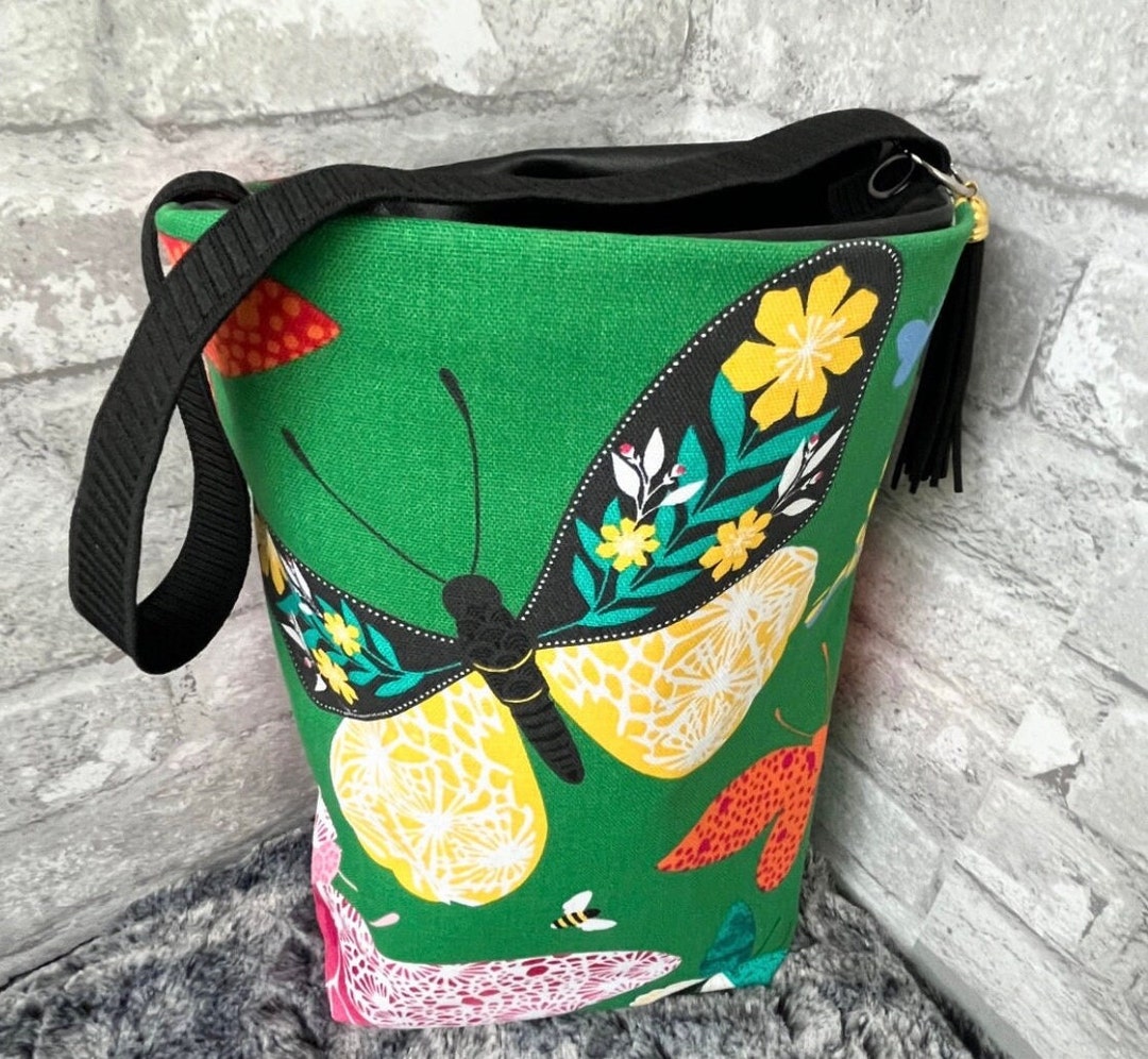 Green Butterfly Car Trash Can, Cute Car Accessories for Women, Auto ...