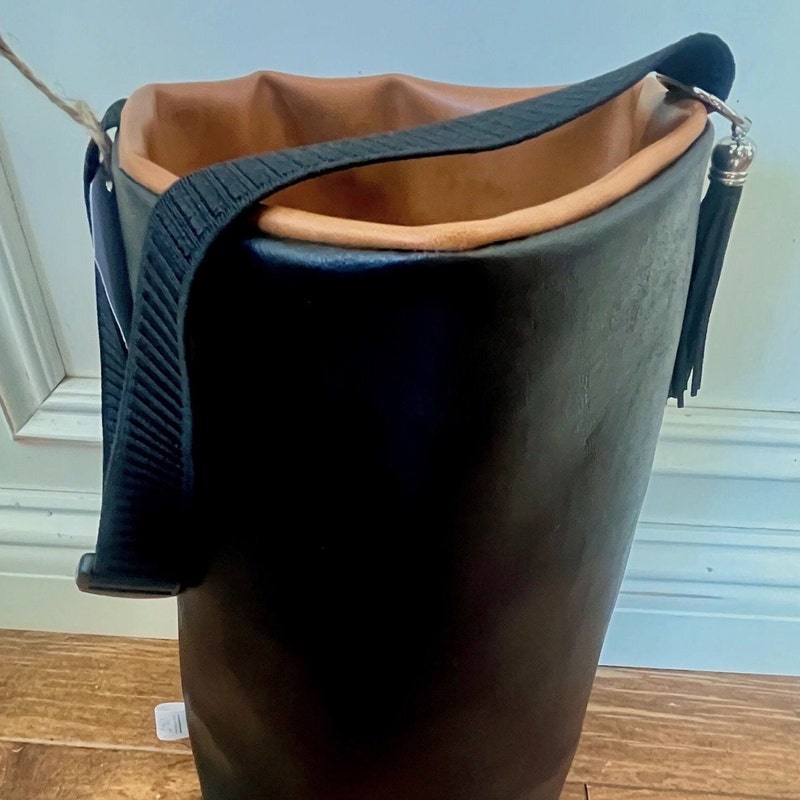 Leather Storage Bins - Etsy