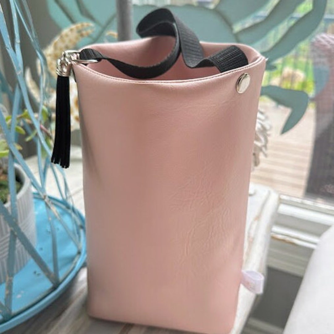 Pink Car Trash Can, Auto Accessories, Car Trash Bag, Car Garbage Can ...