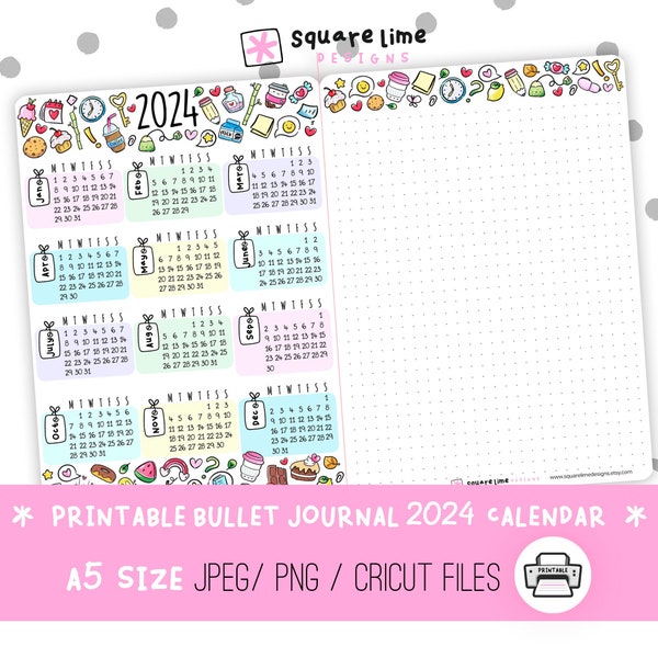 Printable 2024 Stickers - Etsy