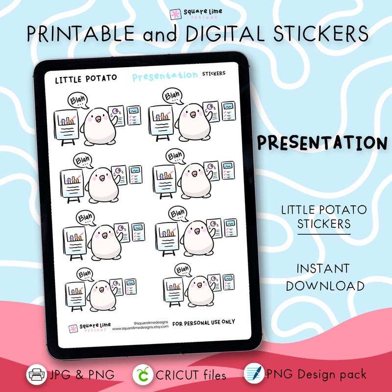 Presentation Stickers - Etsy