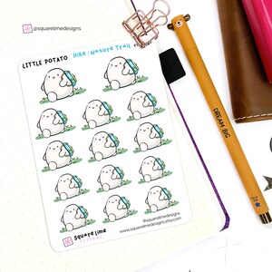 Hike Stickers Nature Trail Stickers Time in Nature Self Care Stickers ...