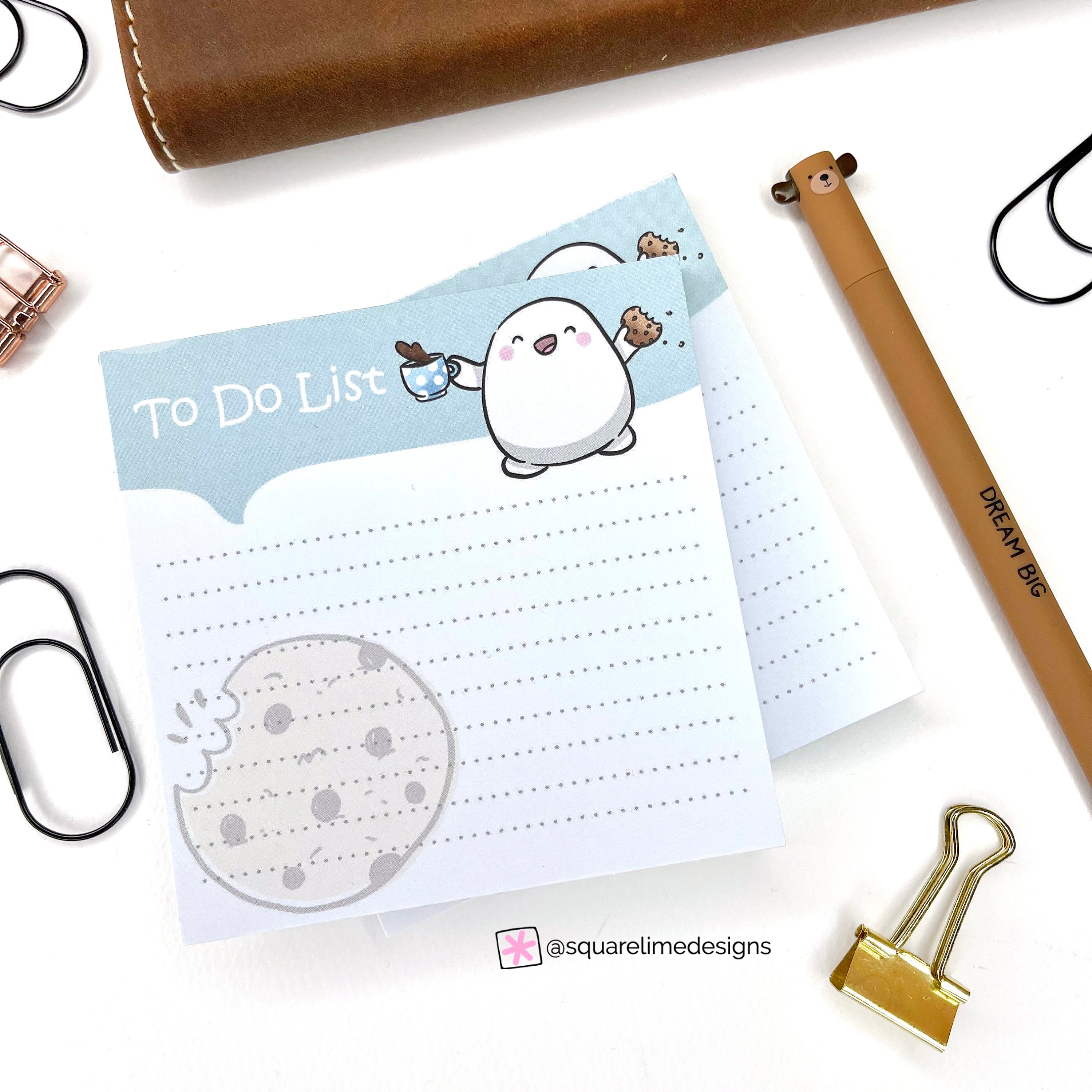 Cute to Do List Notepad Featuring Little Potato Cute Memo - Etsy