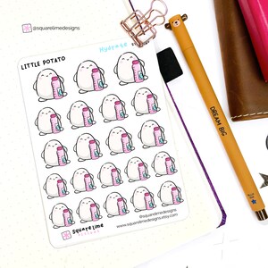 Hydrate Stickers Water Bottle Stickers Hydration Self - Etsy